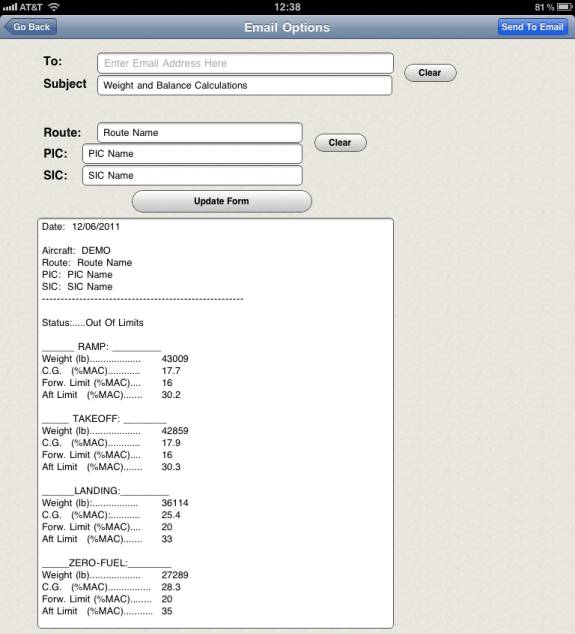 Sample Views of iPad Version